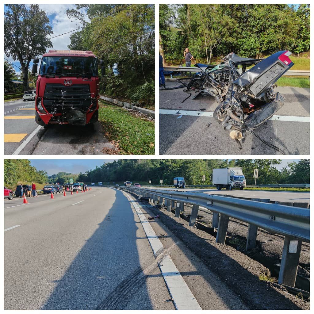 Kereta Dipandu Hilang Kawalan, Dua Maut Rempuh Treler | The Rakyat insight