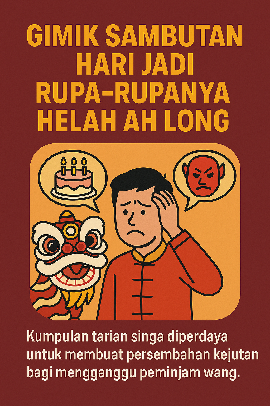 Kumpulan Tarian Singa Hampir Tertipu, Gimik Sambutan Hari Jadi Rupanya ...
